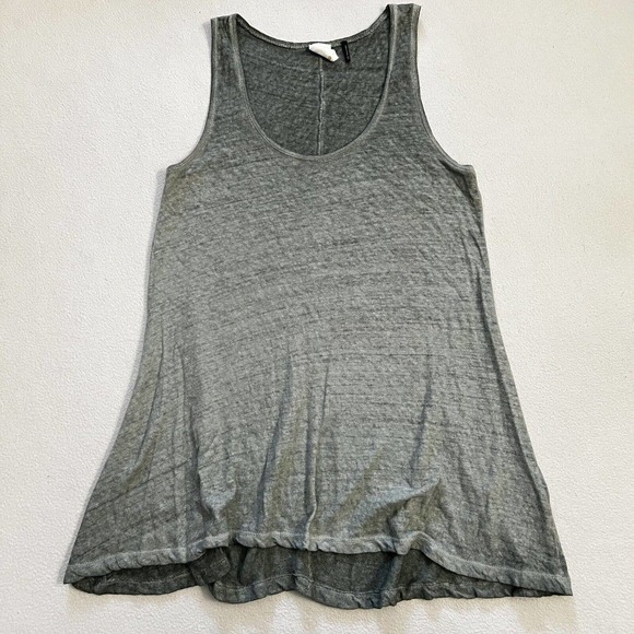 Anthropologie | Tops | Akemi Kin Anthropologie Women Green Gray Linen ...